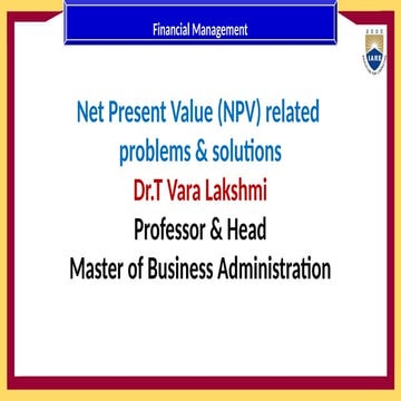 Financial Management_NPV_Problems and Solutions.pptx