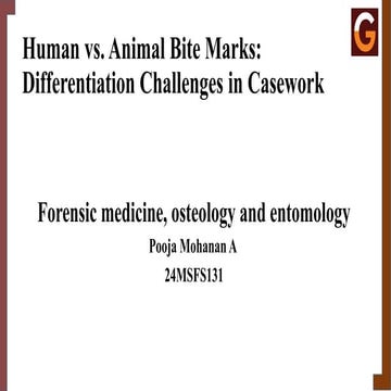 Human bite marks | PPTX
