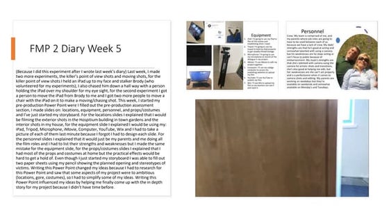 FMP 2 Diary Week 5.pptx