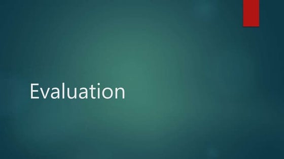 Extended Project Evaluation AO4 (Evaluating the project) | PPT