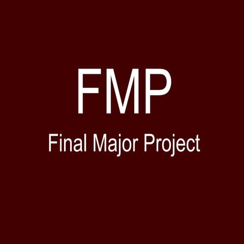 FMP Lecture | PPTX