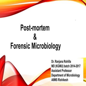 Forensic Microbiology by Sanjai Kumar.pptx