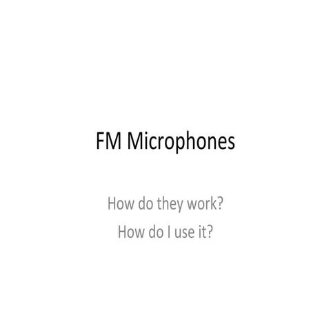 Fm powerpoint | PPT