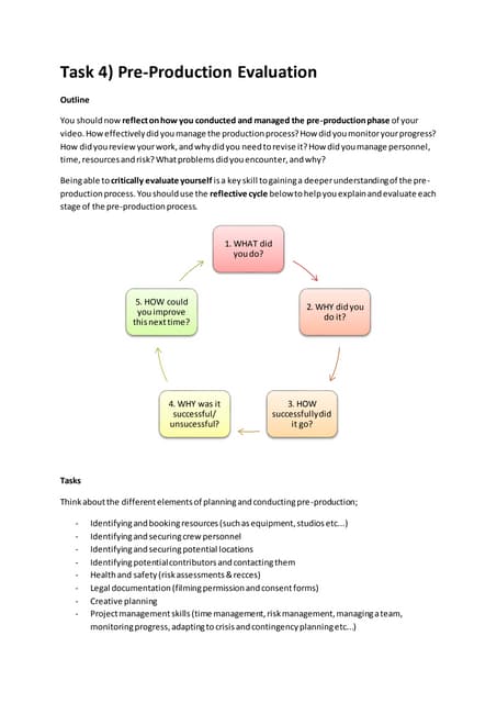 Pre production techniques | PDF