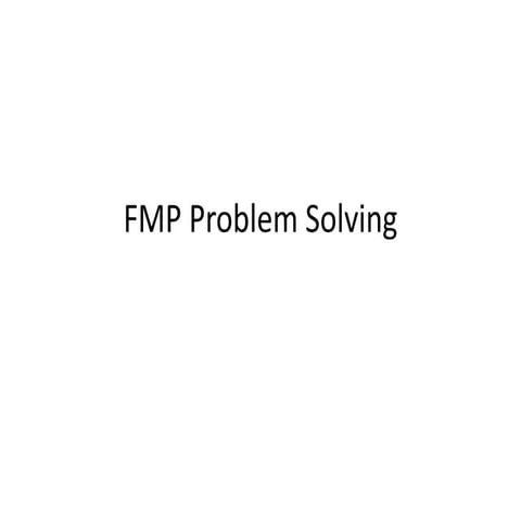Fmp presentation | PPTX