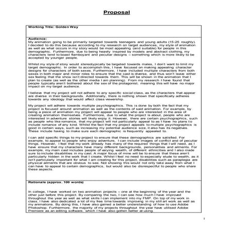 Fmp proposal | PDF