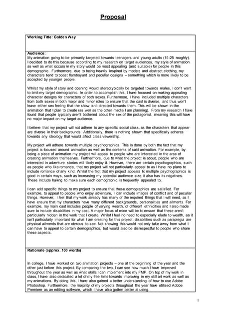 Animation Essay | PPT