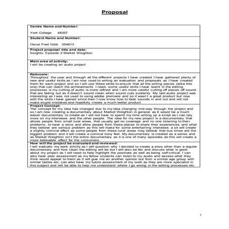 Extended project proposal form | DOC
