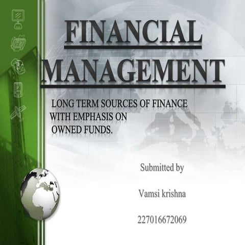 Financial management PPT MBA | PPTX