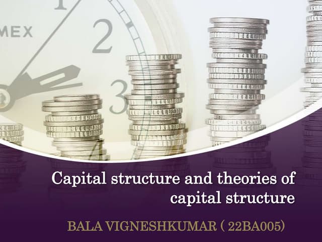 Capital Structure Theories | PPT