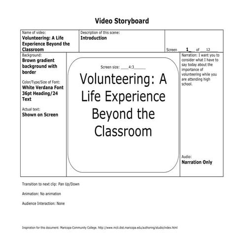 Fmp storyboard | PDF