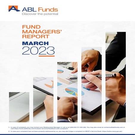 UBL Funds Manager Report (FMR) March 2024 | PDF