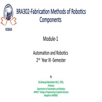 Fabrication methods and robotics Component.pptx