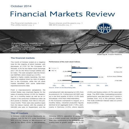 Financial Markets Review (October 2014) | PDF