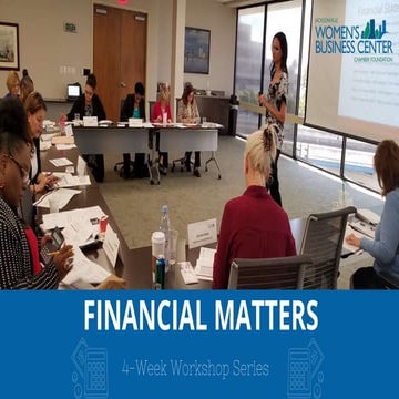 Financial Matters Session 1 | PPTX