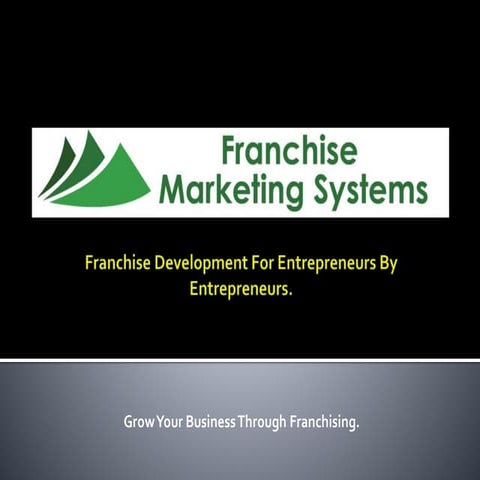 Franchise Development Services | PPT