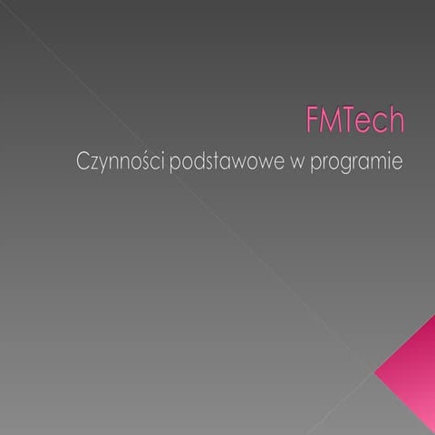 Fm Tech Program | PPT