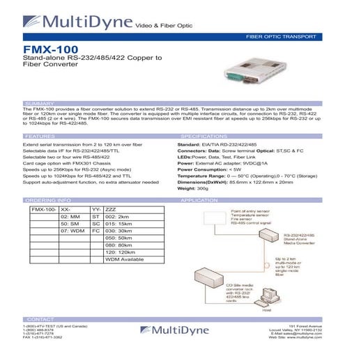 Fmx 100-serial-data-transport | PDF