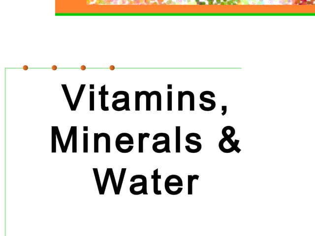 PPT on Nutrients | PPT