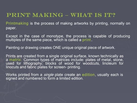Module 2- Intaglio | PDF