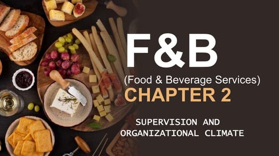 Organization chart of food and beverage department | PPT