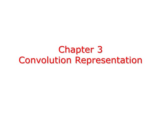 Lecture 5: The Convolution Sum | PDF