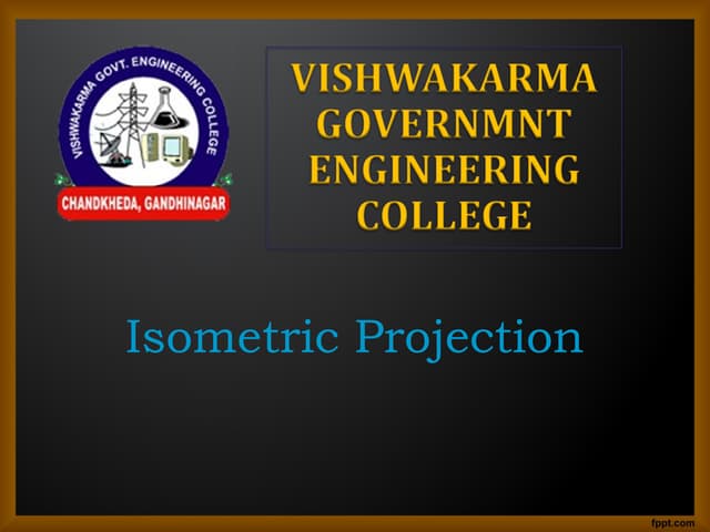 engineering drawing isometric projection | PPT