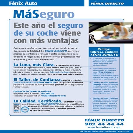 Fenix Directo fraud alert | PDF