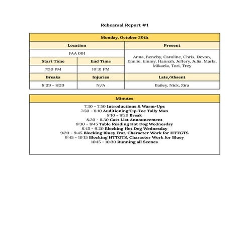 Friday Night Live Rehearsal Report #1.pdf
