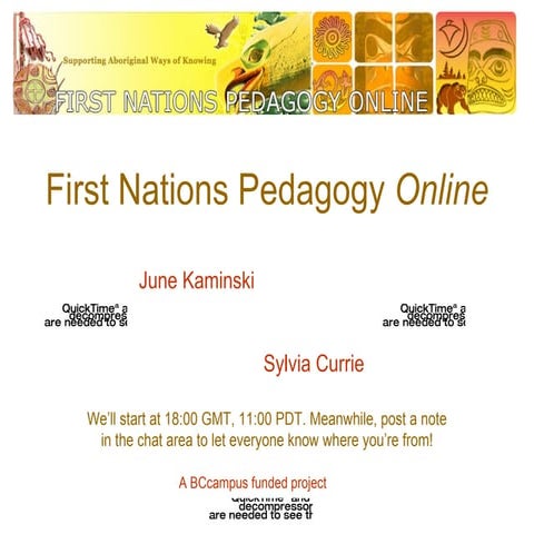 First Nations Pedagogy Online Project | PPT