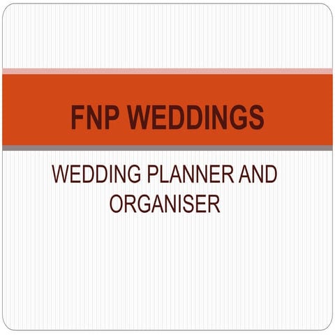 Fnp weddings | PPT