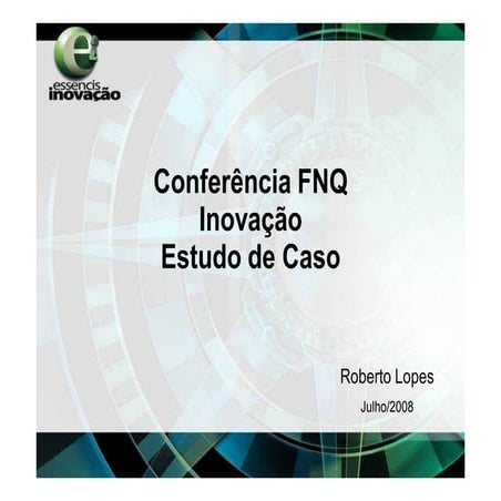 Fnq palestra 07_08_ppt | PDF