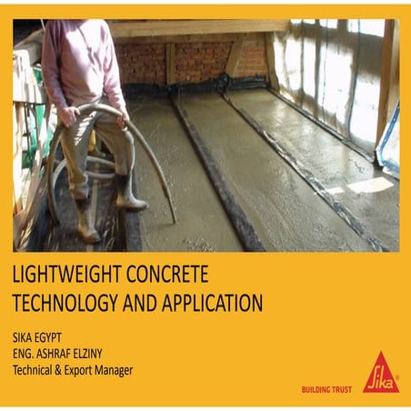 Light Weight Concrete for Light Strcutures | PDF