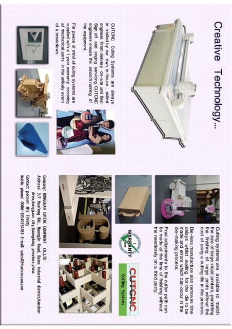 UV flatbed printer brochure | PPT