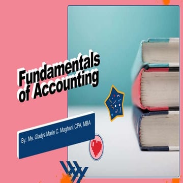 Fundamentals of Accounting for Accountants and Non-Accountants Part3 | PPT