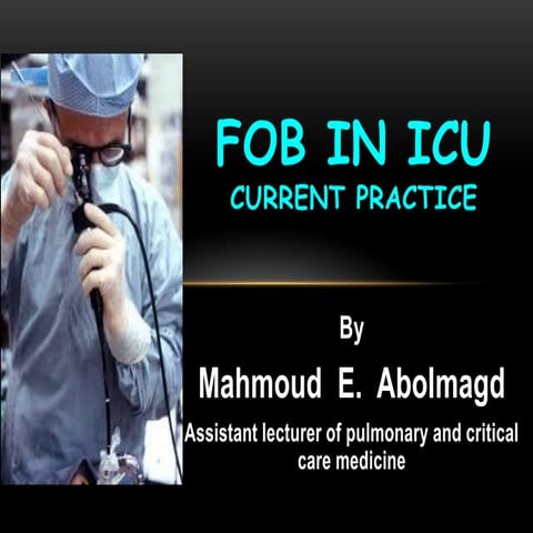 Fob in icu. current practice | PDF