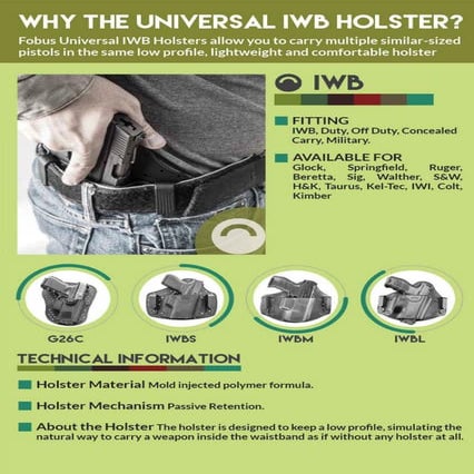 Fobus IWB Holsters | PDF | Arms & Ammunition | Sensitive Topics