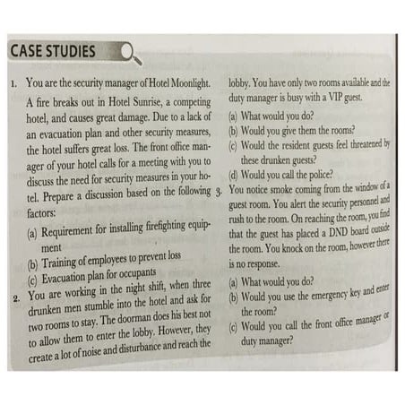 Front Office Case Study | PDF