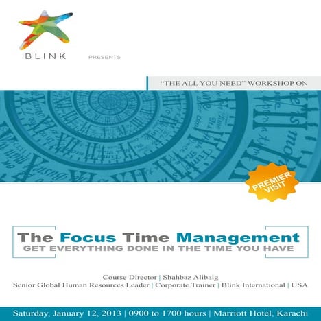 Focus Time Management | PDF | Business | Business and Finance