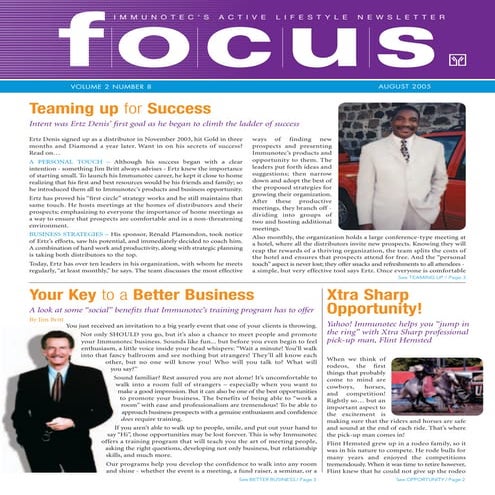Focus Aug 2005 | PDF