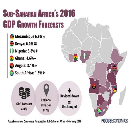 FocusEconomics Sub-Saharan Africa 2016 GDP Forecasts_February2016 | PDF