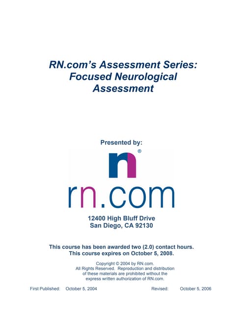 5 minute-neuro-exam-handout | PDF