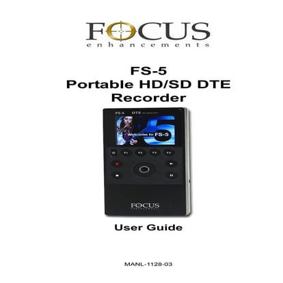 Focus enhancements fs-5 | PDF