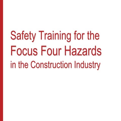 Focus four hazards_english | PPT