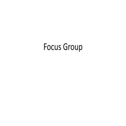 Focus group | PPTX | Adult Contemporary Music | Music