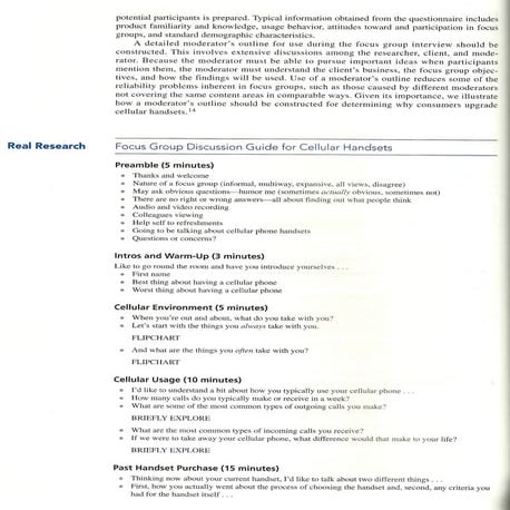 Focus Group Discussion Guide | PDF