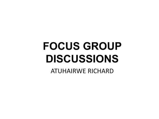 Focus Group Report Template | PDF