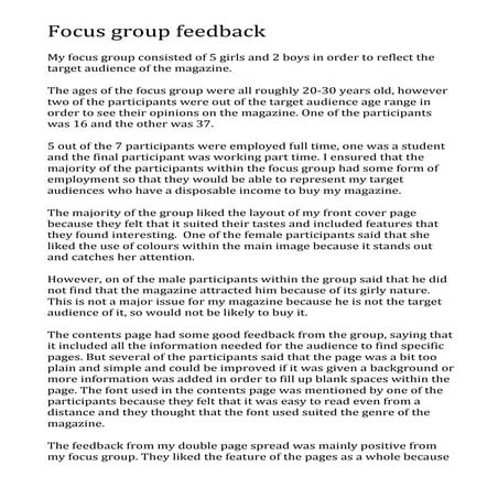 Focus group questionnaire | DOC