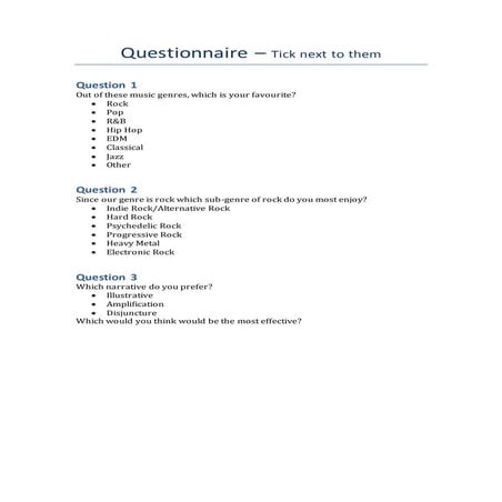 Focus group questionnaire | DOCX