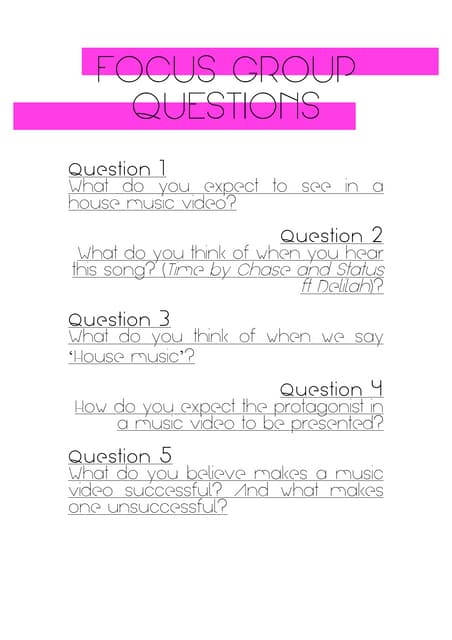 Audience feedback | PDF